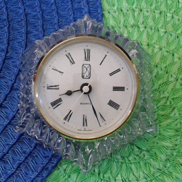 PS QUARTZ | Other | Anna Hutto Bleikristall Ps Quartz Crystal Clock It ...